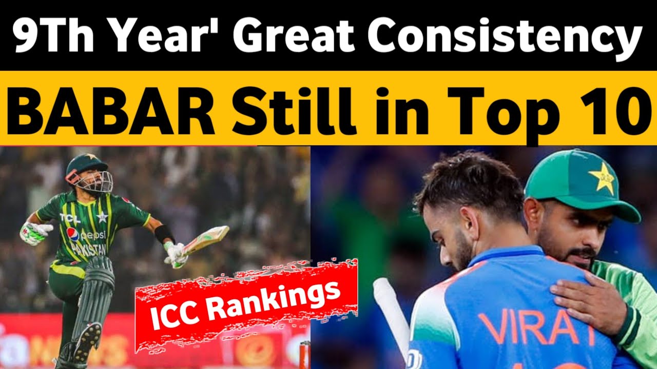 Babar Azam is Still Top Ranked Pakistani Batsman 💪 For The 9th Straight ...