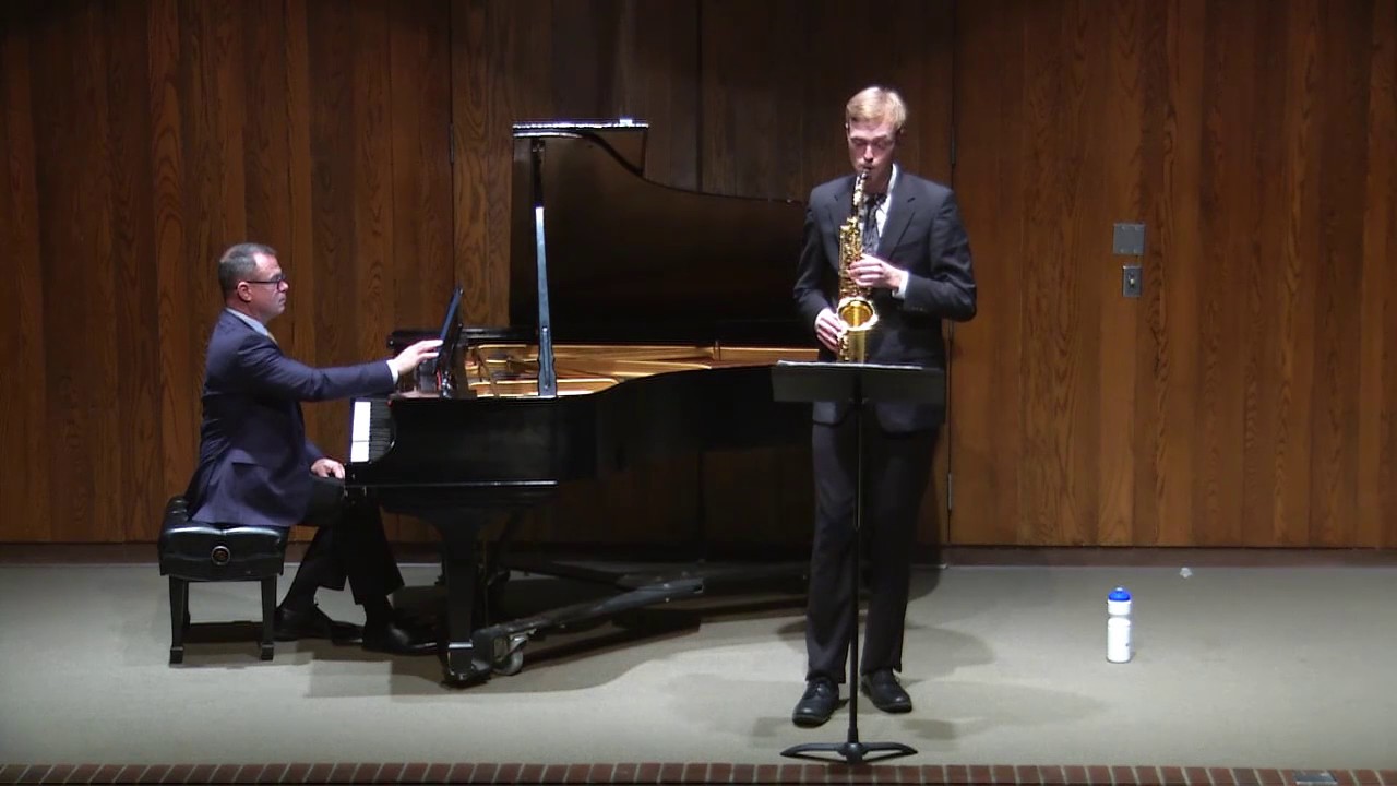 Creston: Concerto for Alto saxophone. (with piano) Tyler Schuster ...
