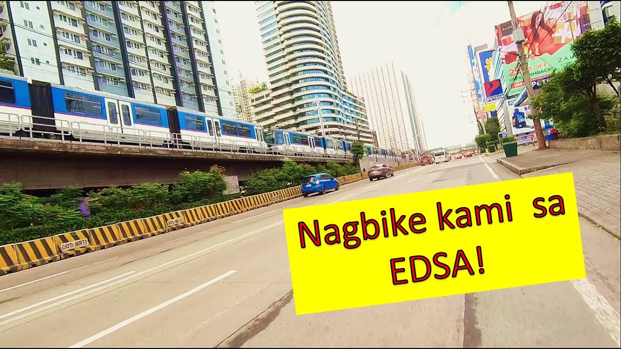 Biking at EDSA - EDSA Loop Ride - YouTube
