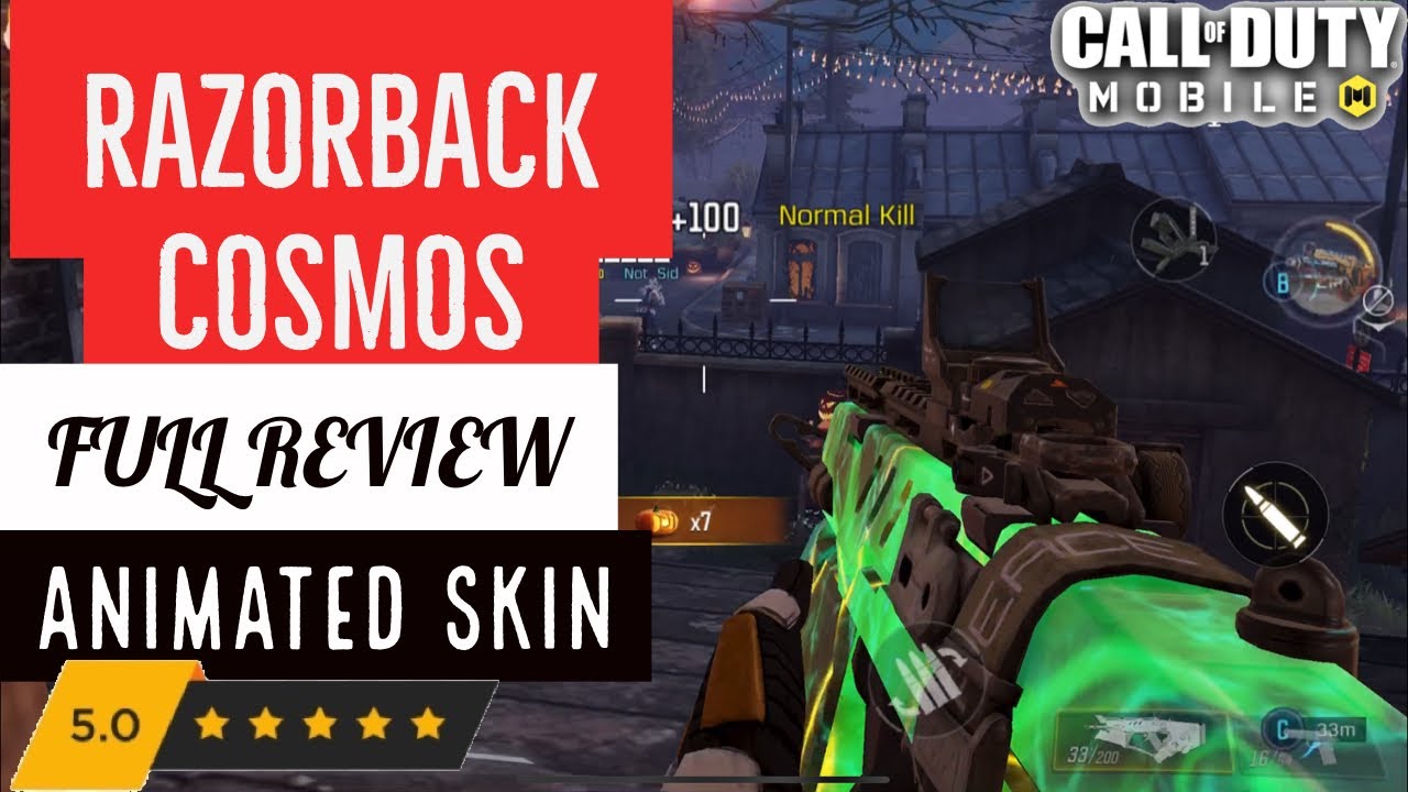 Call of Duty Mobile|*New Gun* Razorback Cosmos | Full Review - YouTube
