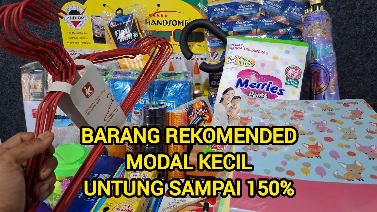 REKOMENDASI BARANG MODAL KECIL MARGIN SAMPAI 150% - YouTube
