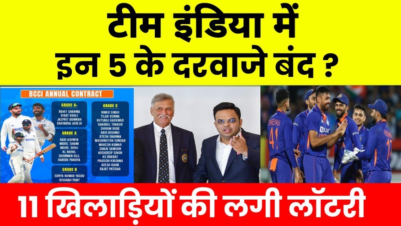 BCCI Central Contract | BCCI Central Contract 2024 | Team India - YouTube