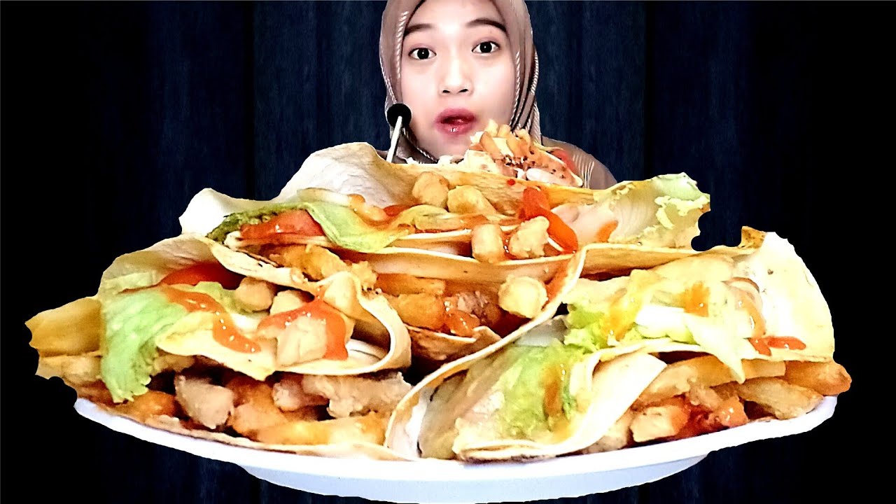 MUKBANG KEBAB JUMBO TELUR ISI KENTANG - ASMR INDONESIA - YouTube