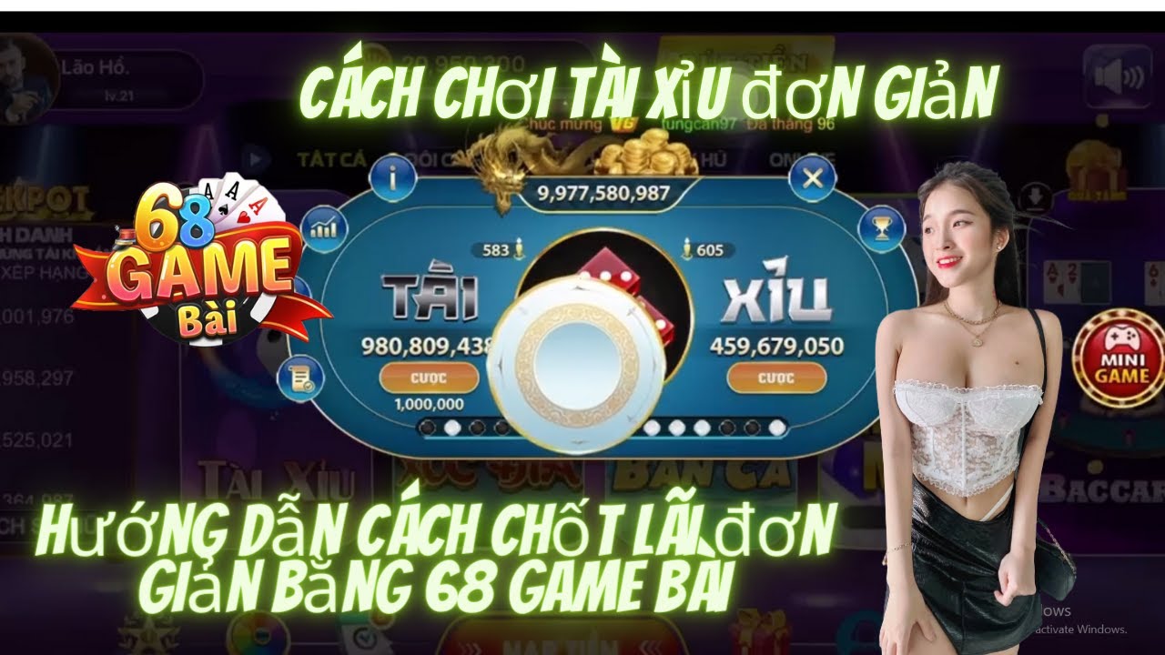 68 game bài | Chia sẻ cách chốt lãi bằng 68 game bài , cách chốt lãi tài xỉu đơn giản - YouTube
