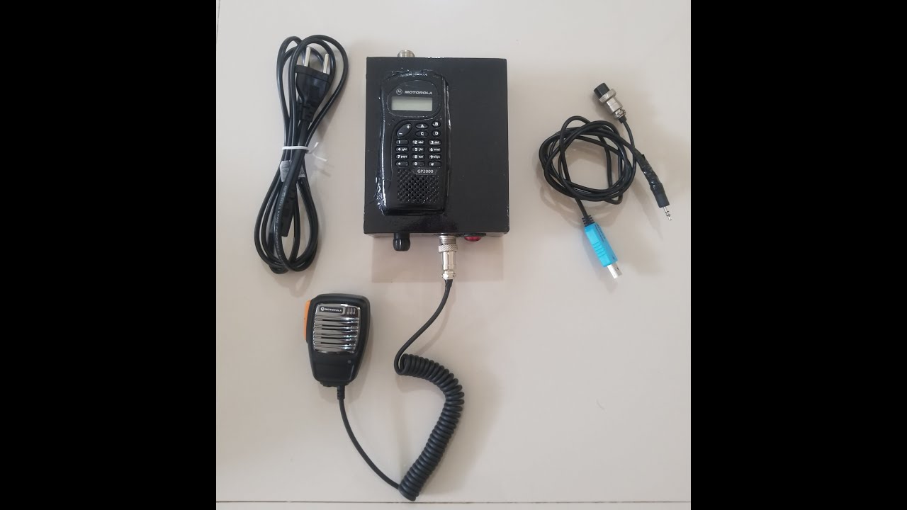 Radio base station dari HT MOTOROLA GP 2000 VHF - YouTube