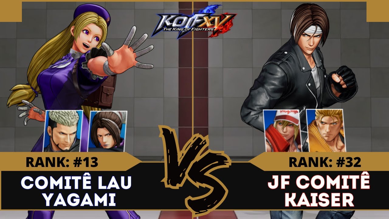 KOFXV⭐COMITÊ LAU YAGAMI(Hinako/Duo Lon/Gonitz) vs COMITÊ JF KAISER(Kyo ...