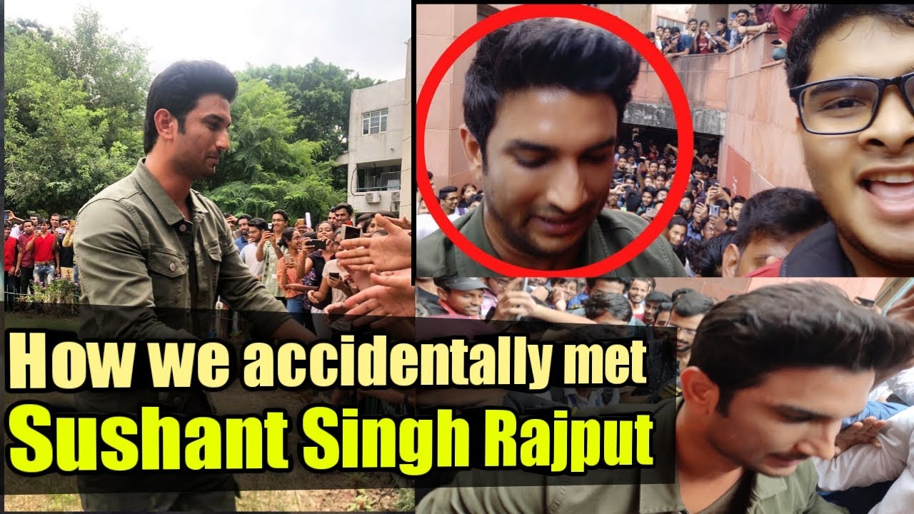 How we Accidentally met Sushant Singh Rajput | Sushant Singh Rajput ...