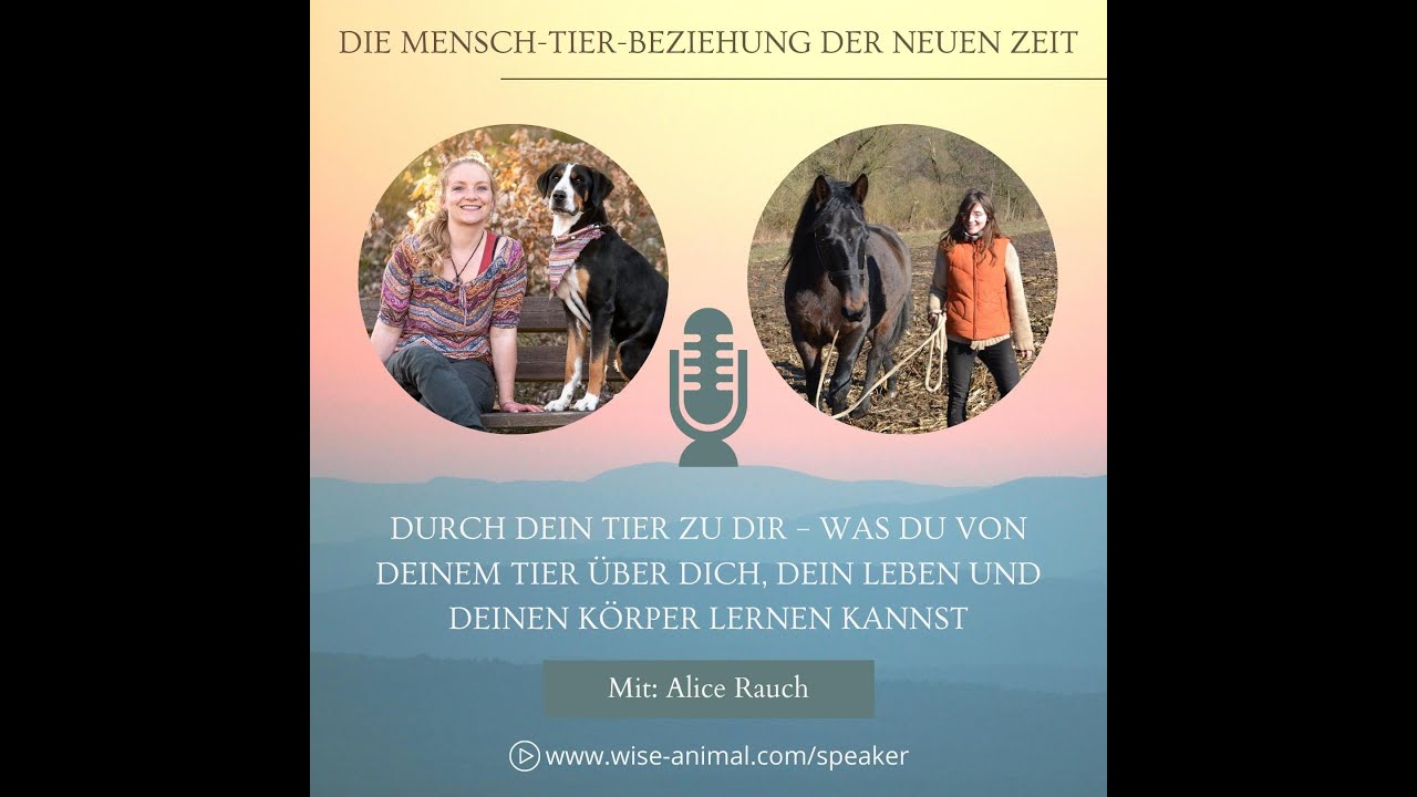 Durch Dein Tier zu Dir - Alice Rauch - YouTube