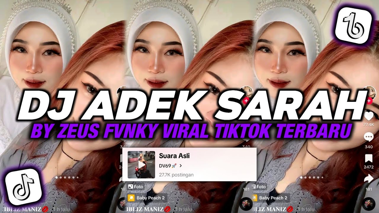 Dj Adek Sarah Kau Memang Genit By Zeus Fvnky Viral Tik Tok Terbaru Youtube