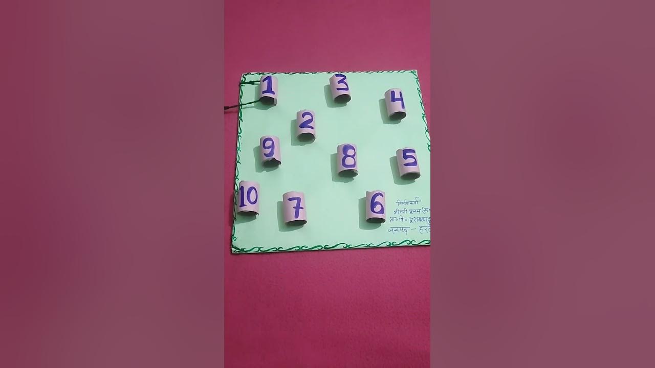 Maths Tlm, number recognition Tlm संख्या क्रम टी एल एम, - YouTube