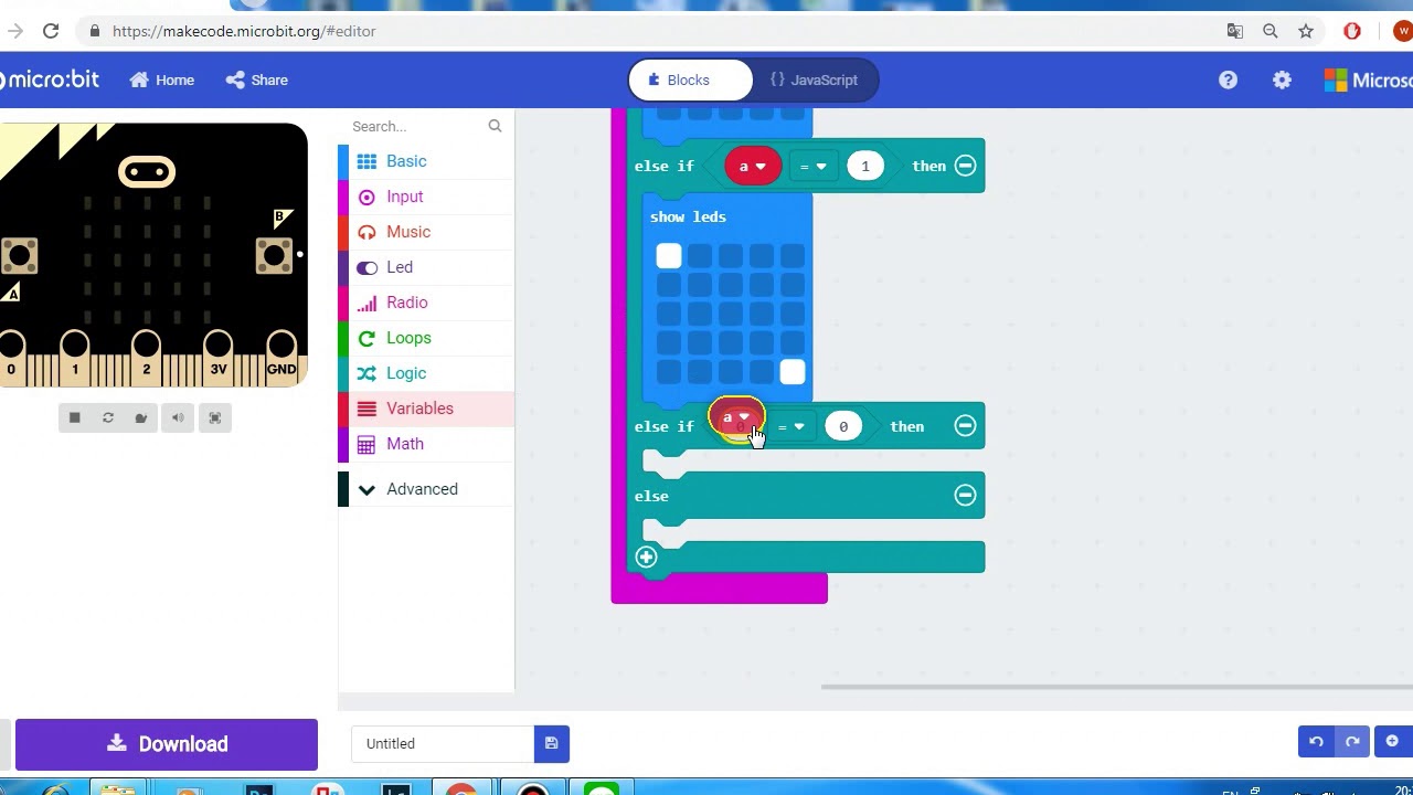 การใช้เงื่อนไข If then else micro:bit ครูมอส Ep.3 - YouTube