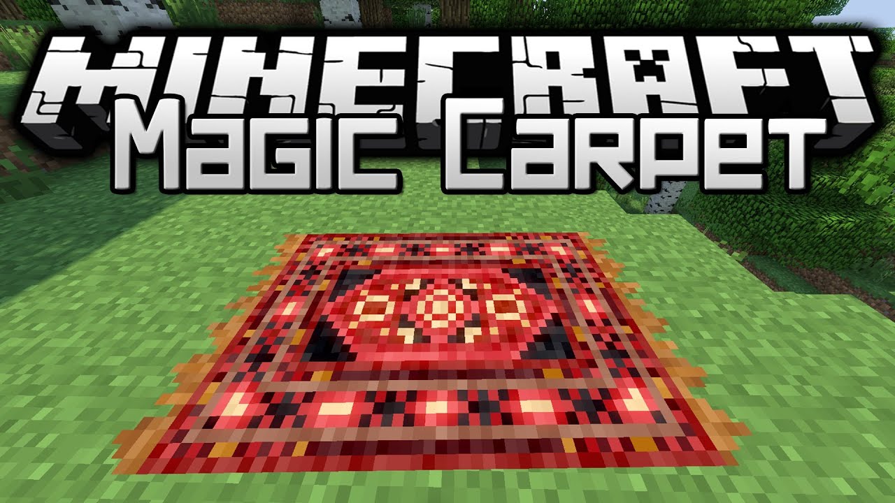 Minecraft - Mod Showcase - Magic Carpet ! - YouTube