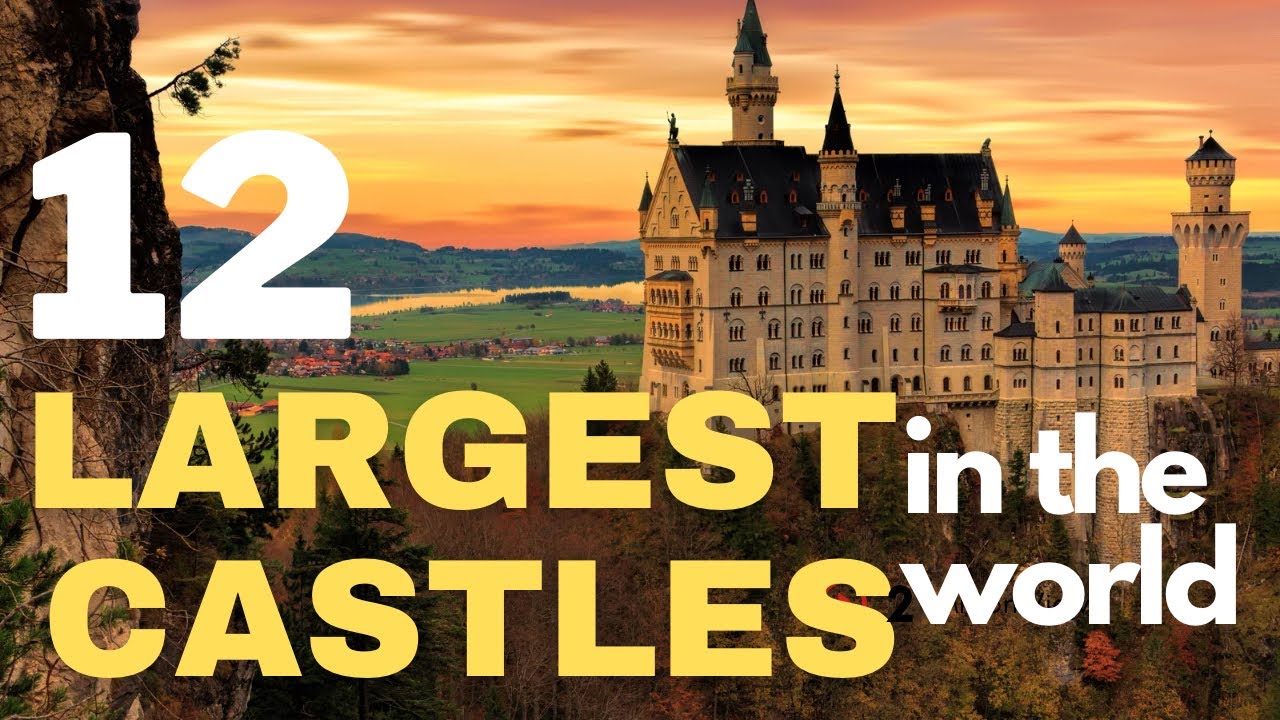 12 Largest Castles in the World - YouTube
