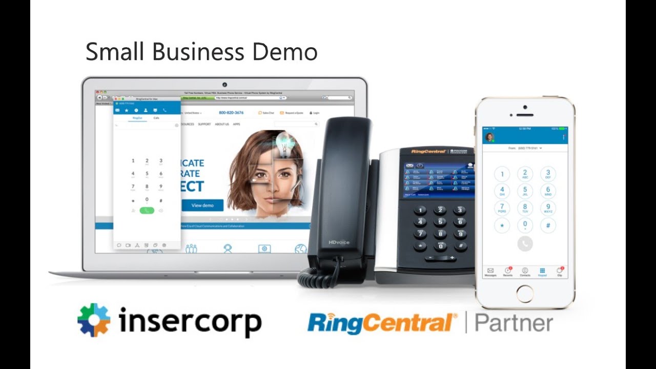 RingCentral All-in-One Communications App Demo - YouTube