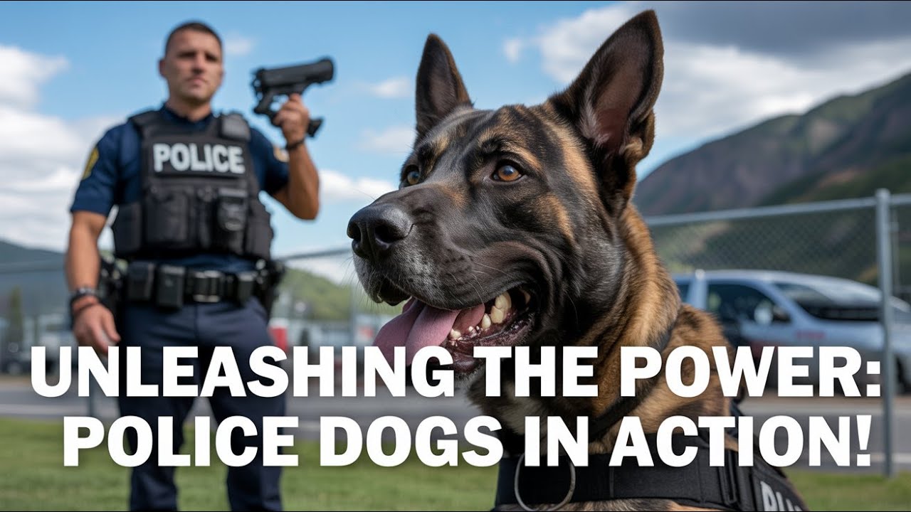Unleashing the Power: Police Dogs in Action! - YouTube