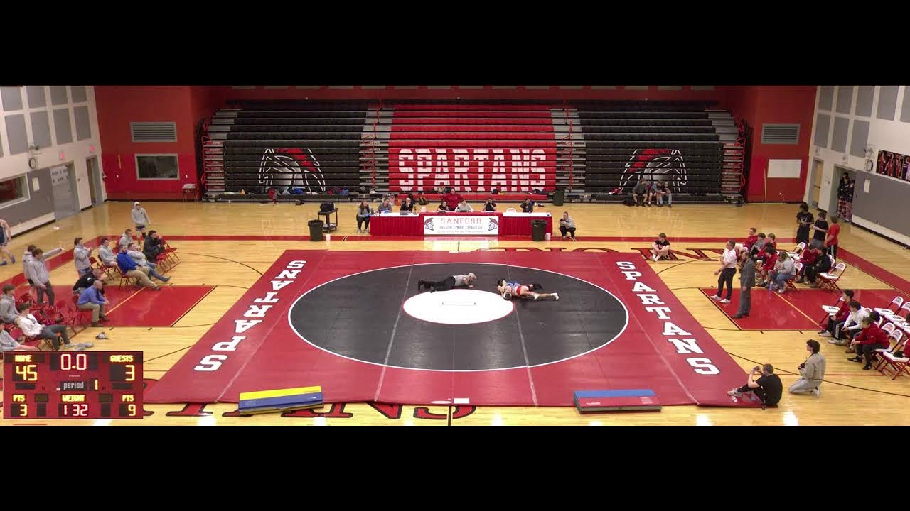 Sanford vs Kennebunk vs Fryeburg Wrestling - YouTube