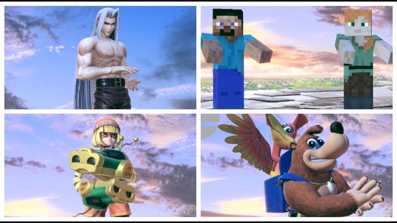 SSBU: No Contest/Defeat Animations (With DLC) - YouTube