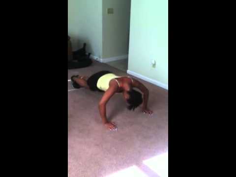 Ricka Push-up half burp