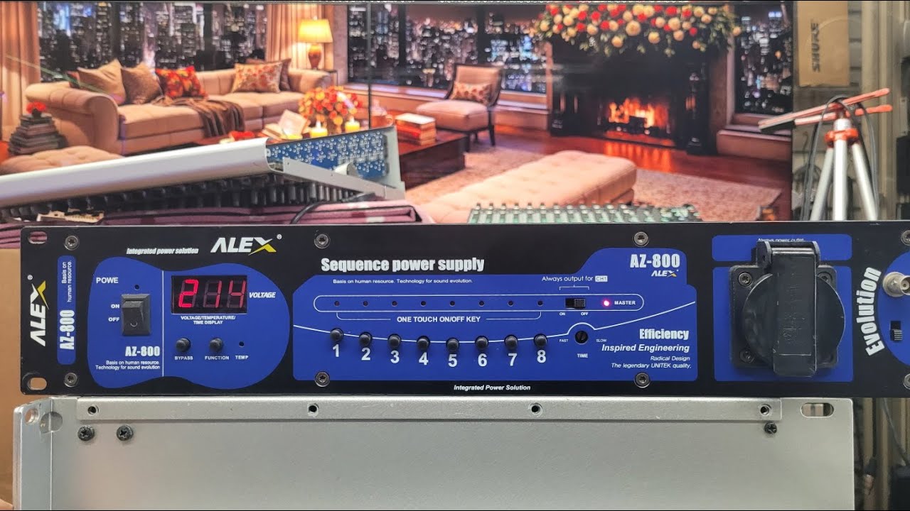 Sequence ALEX POWER SUPPLY AZ-800 BROKEN ? 오디오렉 8채널 순차파워공급기 수리 ? - YouTube