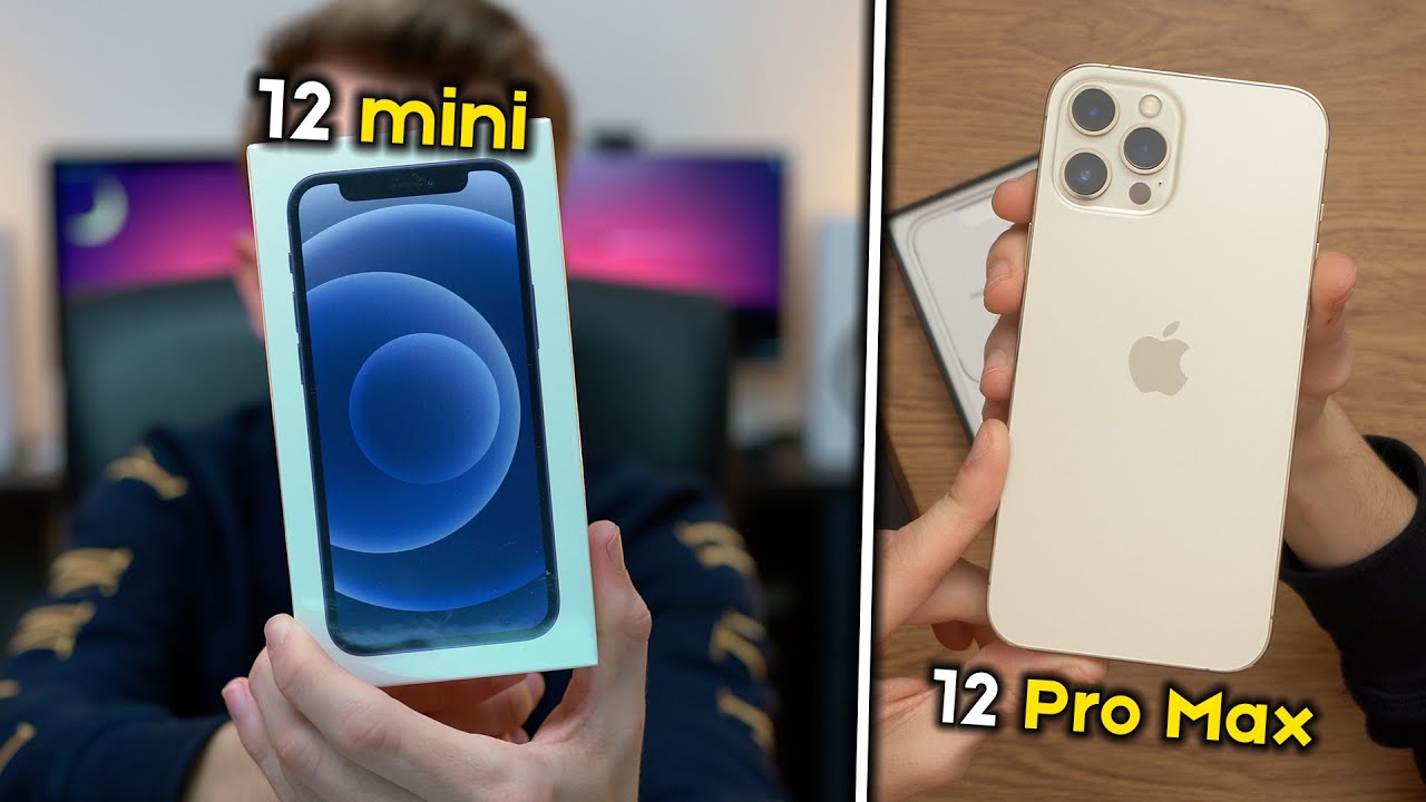 iPhone 12 mini & Pro MAX Unboxing & Prime Impressioni [È GIGANTESCO ...