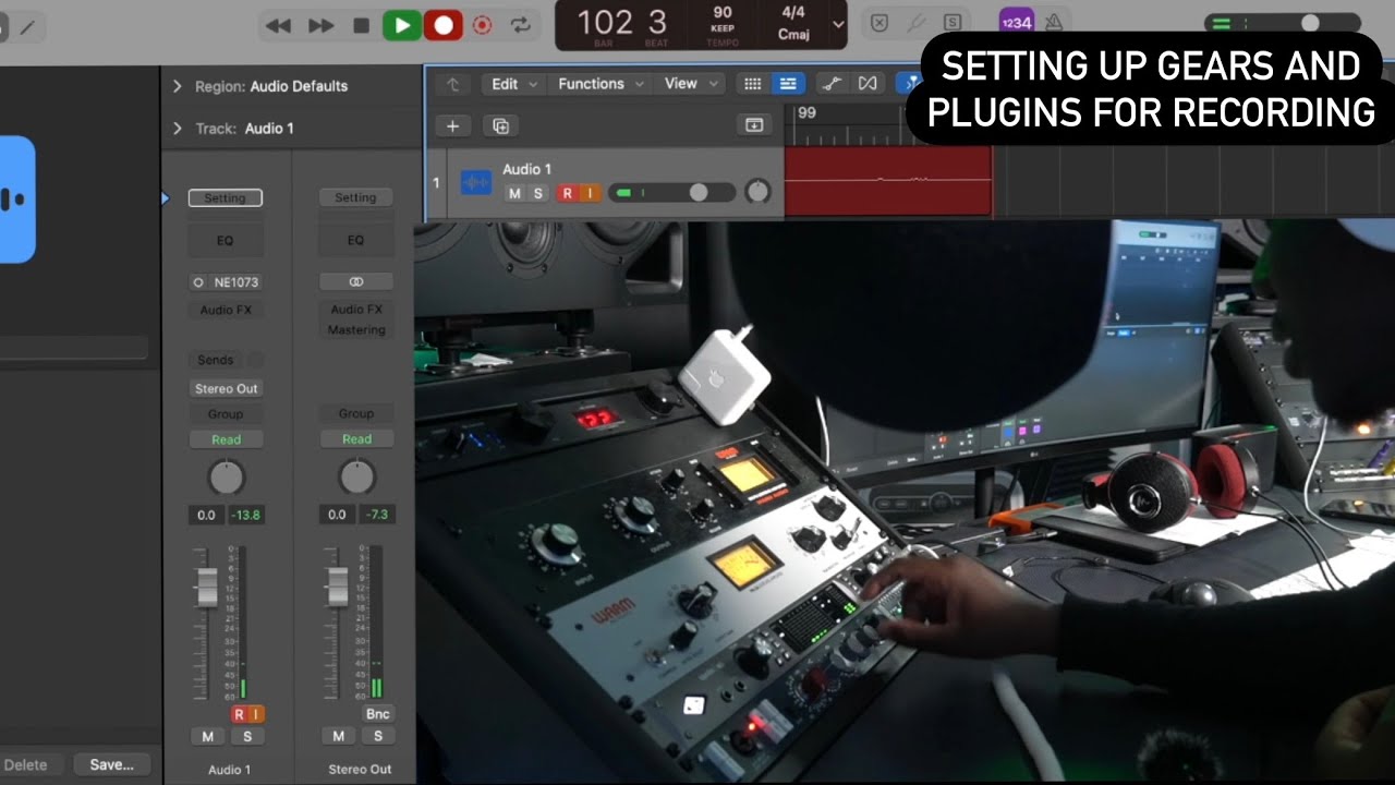 How to set up gears and plugins ready for recording - YouTube
