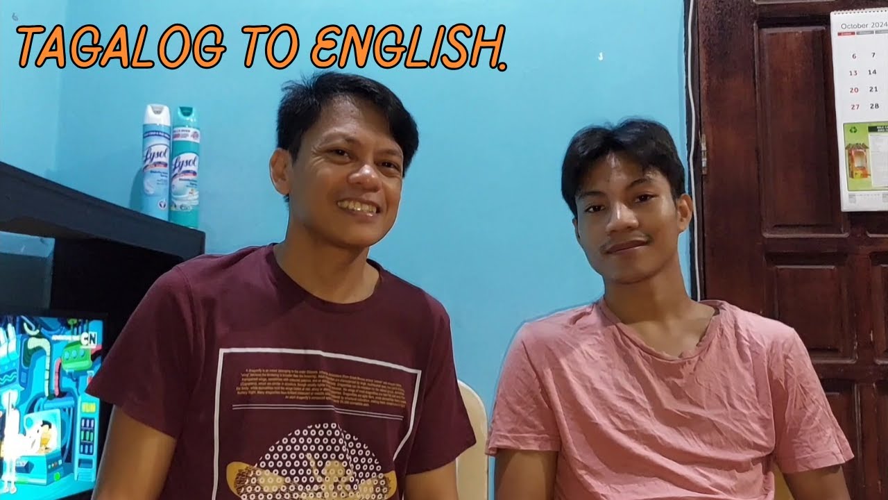 Tagalog to English. - YouTube