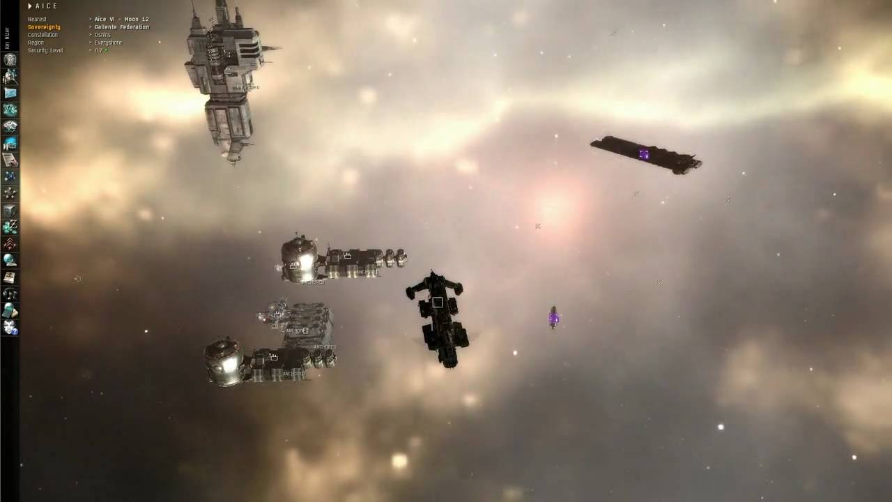 Eve Online - POS Goes Boom in the Aice System - YouTube