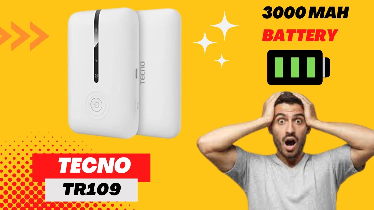 Tecno TR109 4G LTE Portable MiFi Device / Tecno TR109 4G LTE Portable ...