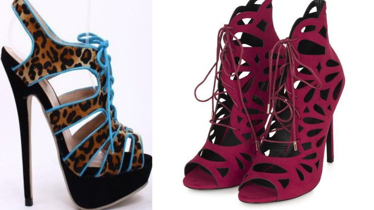 TOP 50 BEST DESIGNS AND TRENDY HEEL SANDALS DESIGN FOR LADIES - YouTube