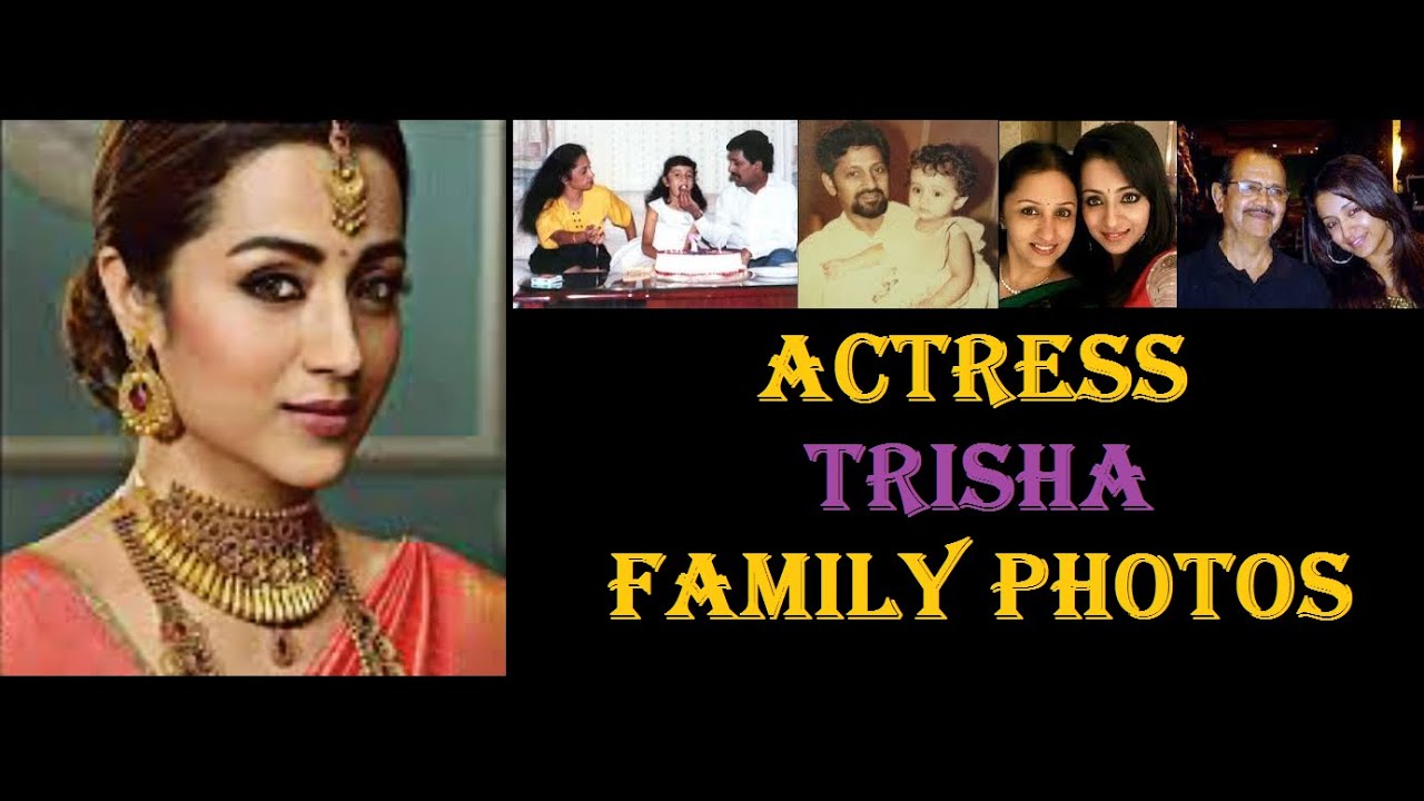 Actress Trisha Family Photos