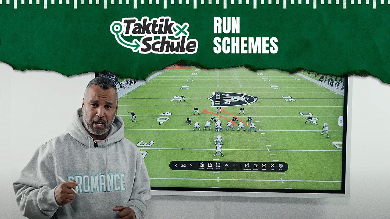 American Football: Run Schemes mit Coach Esume - YouTube