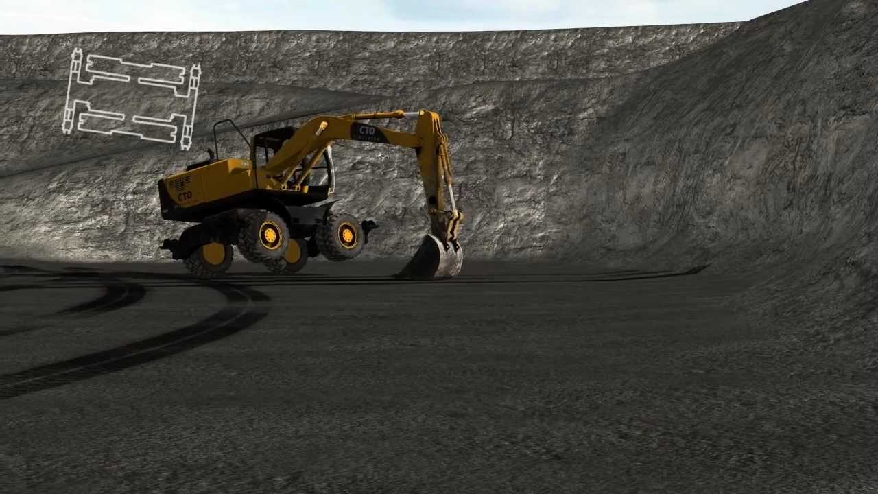 Excavator simulator with demolition, construction and mining ...