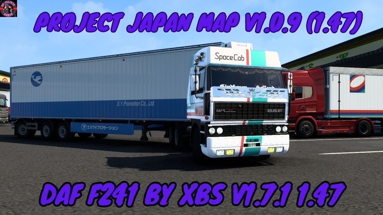 ETS 2 1.47 - DAF F241 - PROJECT JAPAN MAP 1.47 - YouTube