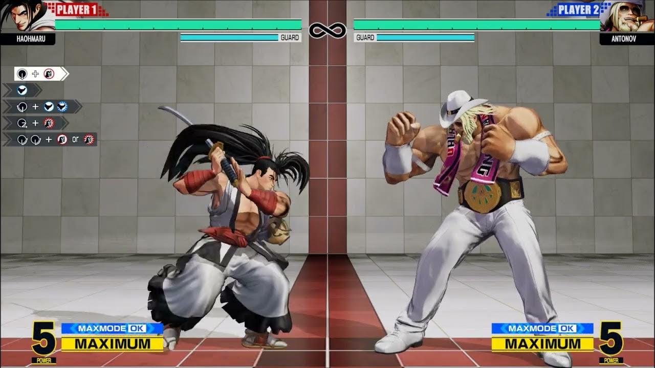 KOF XV - Haohmaru Combo Trials - YouTube
