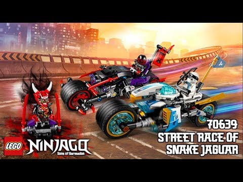 Lego Ninjago Sons of Garmadon: 70639 Street Race of Snake Jaguar Set ...