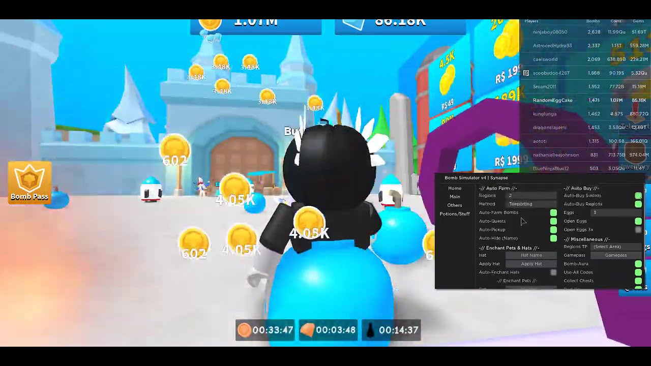 ROBLOX Bomb Simulator Gui Autofarm (WORKING!) - YouTube