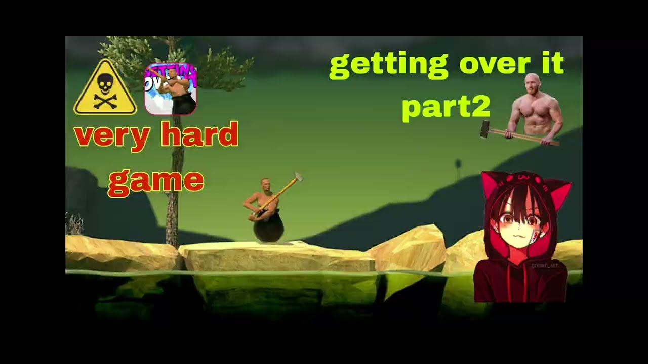 Getting Over It Gameplay Part 2: Overcoming New Obstacles! - YouTube