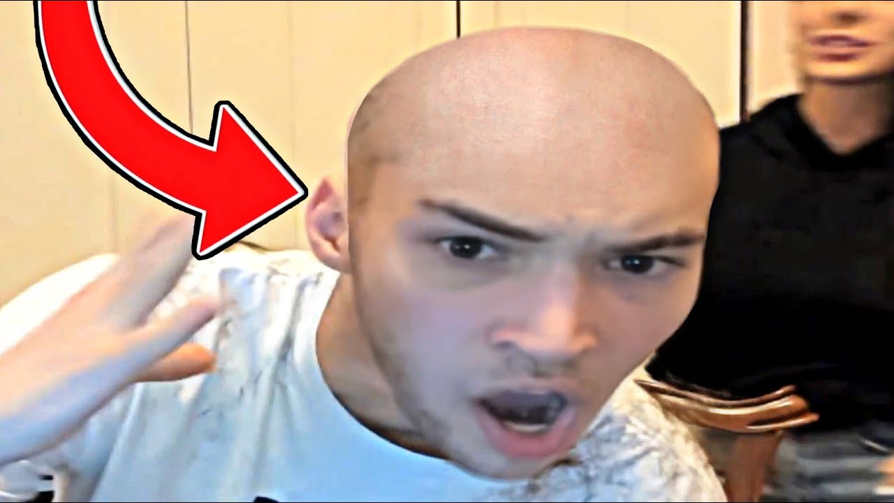 Adin Goes BALD LIVE ON STREAM...(BIG MISTAKE) - YouTube