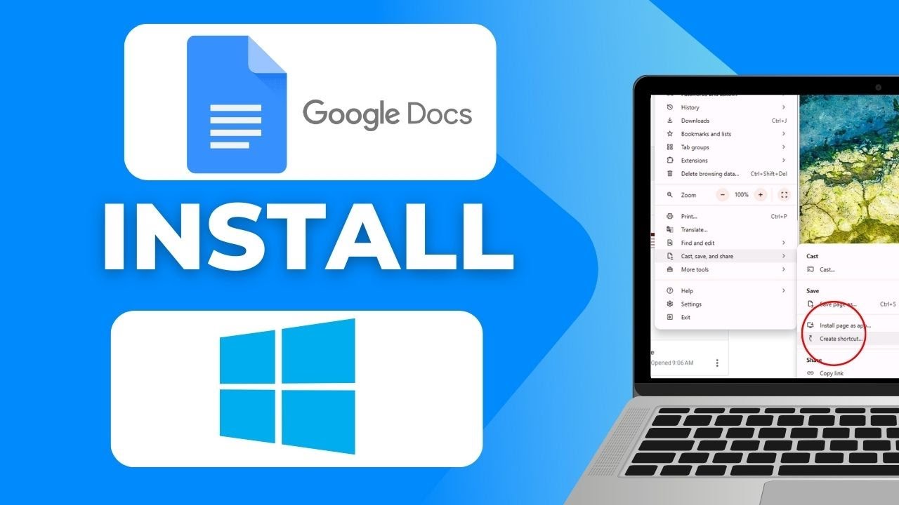 How To Install Google Docs In Windows 11 - YouTube