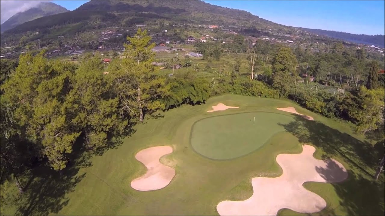 Front Nine Holes of Bali Handara Golf & Country Club Resort - YouTube