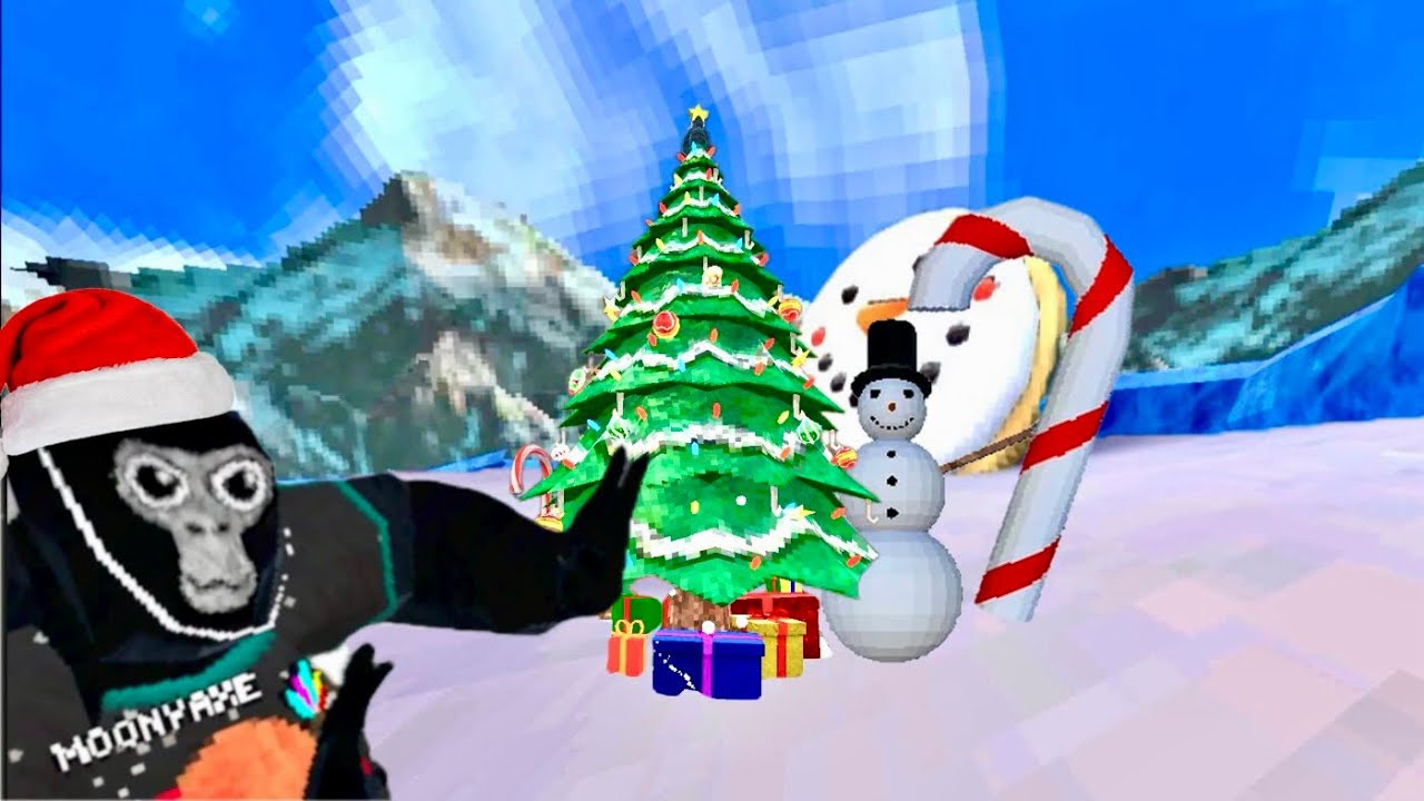 Gorilla Tag’s Christmas update! - YouTube