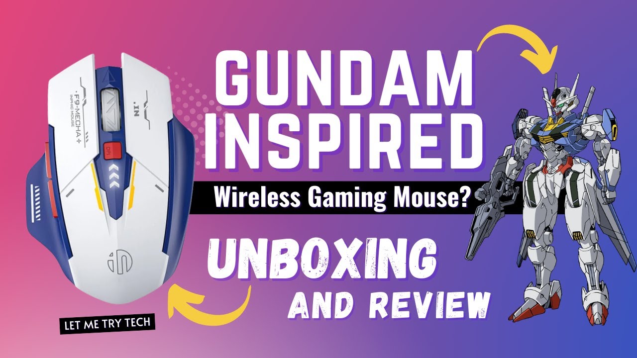Unboxing The Inphic F9 Mecha Witeless Gaming Mouse - YouTube