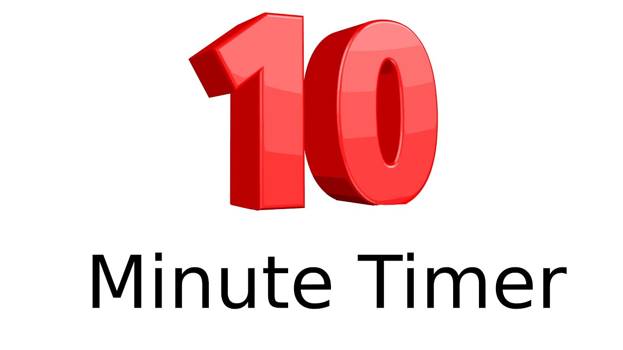 10 minute clock timer - YouTube