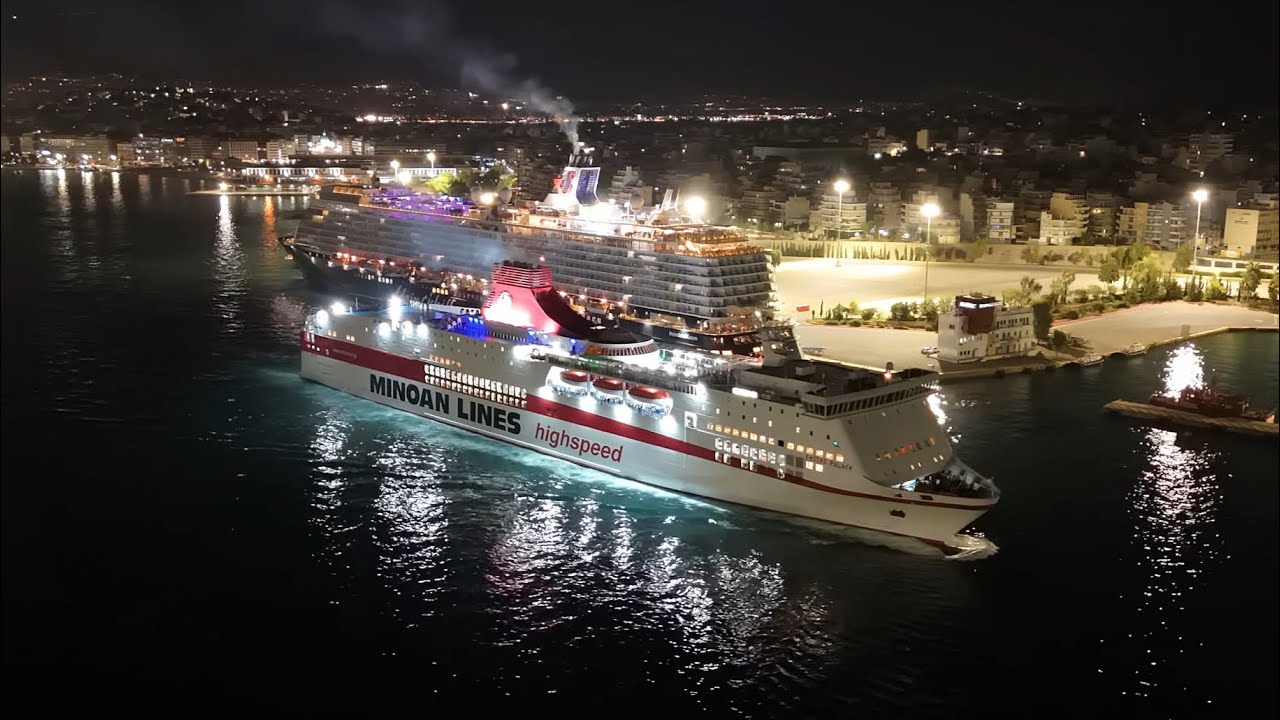 CRETAN FERRIES ARRIVALS AUGUST 2024 (4K) - YouTube