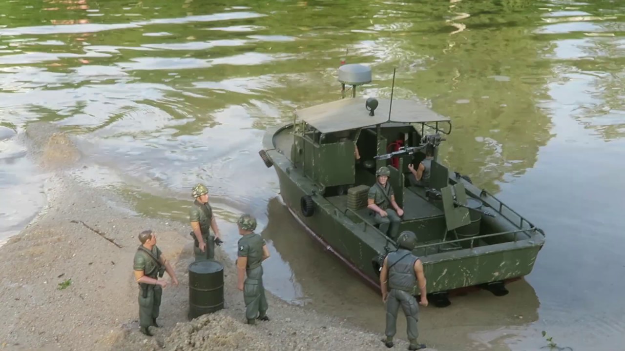 Vietnam Proboat Alpha Patrol Boat Pibber 1:16/1:18 - YouTube