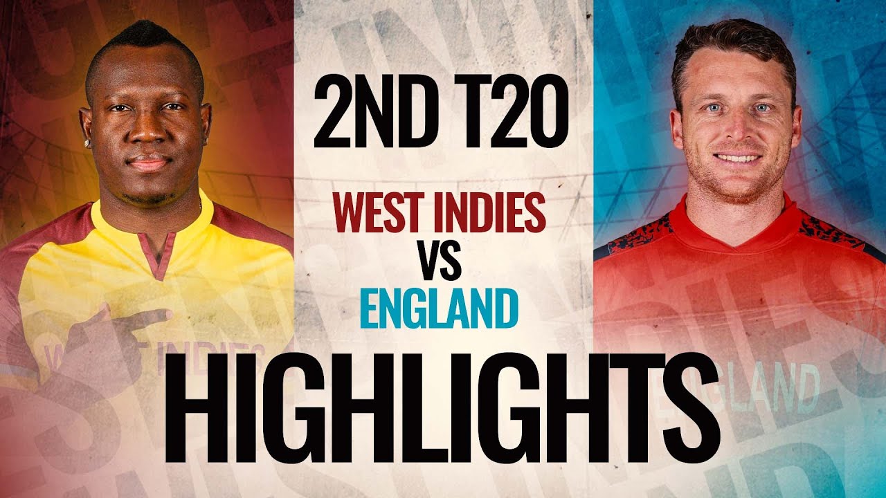 West Indies vs England | 2nd T20 | Full Match Highlights | tapmad - YouTube