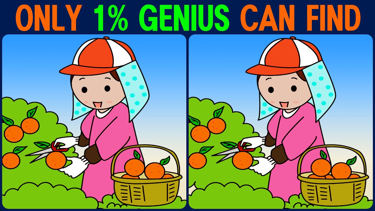 【Find the Difference】 How many differences can you find? - YouTube