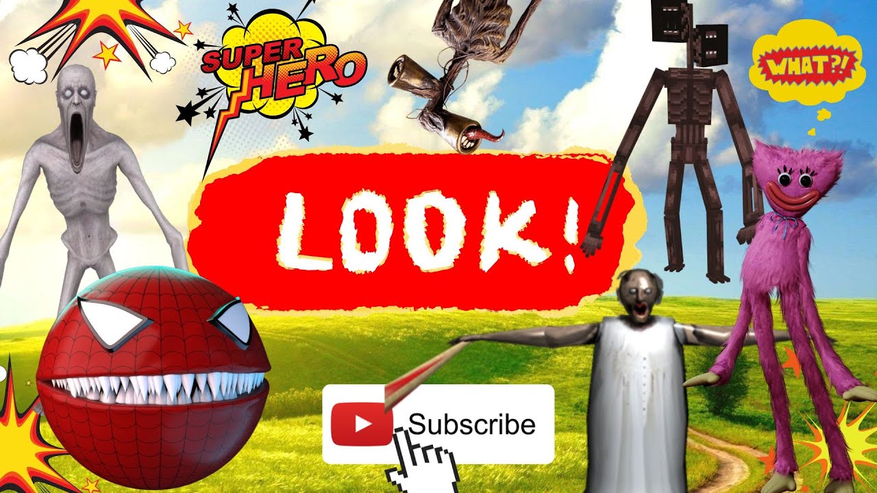 Team SCP monsters vs Siren Head, Pacman, Cartoon Cat in real life ...