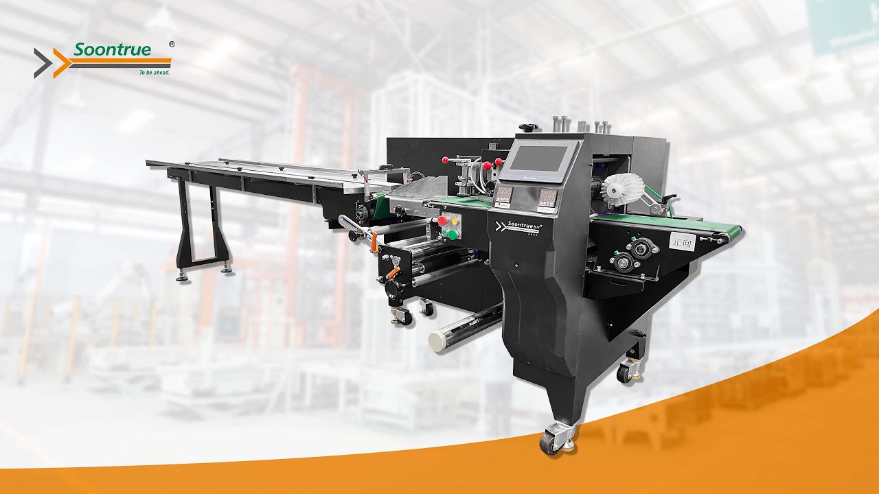 Cleaning Sponge Packaging Machine - Soontrue Packing Machinery - YouTube
