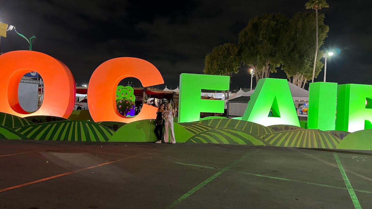 A day at the OC fair in Orange 🍊 county CA, - YouTube